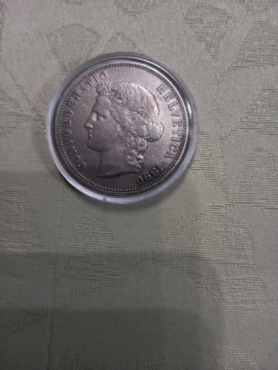 5 Franken 1890 (Gebraucht) in Balsthal für CHF 125 – mit Lieferung auf Ricardo kaufen