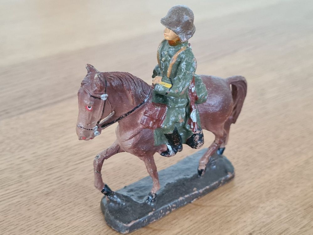 DURO Austria Militär Elastolin Soldat auf Pferd WW2 1930/40 (Gebraucht) in Winterthur für CHF 25 ...