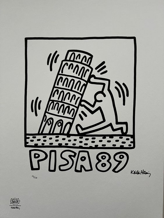 Keith Haring « Pisa 89 » 52/150 (Neu (gemäss Beschreibung)) in Basel ...