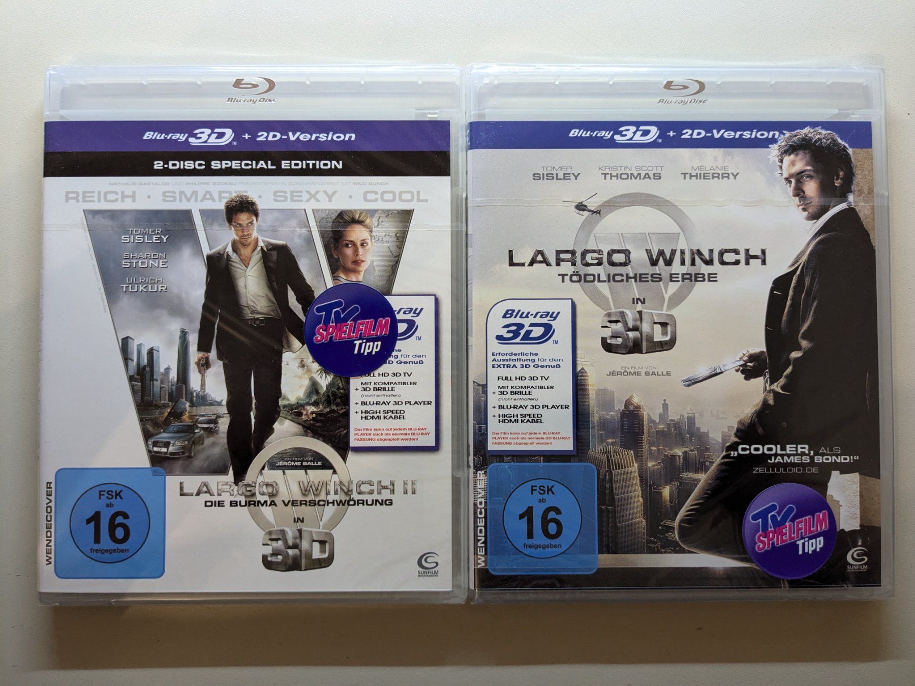 "Largo Winch 1&2" mit Tomer Sisley [3 Blu-rays/2D&3D] (Neu und ...