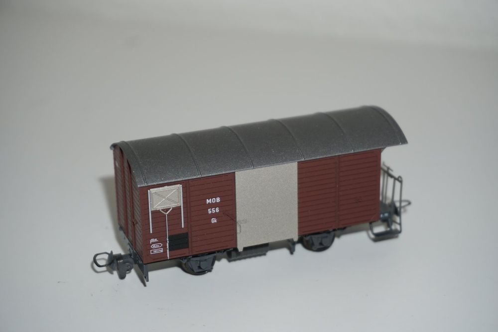 BEMO - MOB Gk 556 gedeckter Güterwagen H0m | Kaufen auf Ricardo
