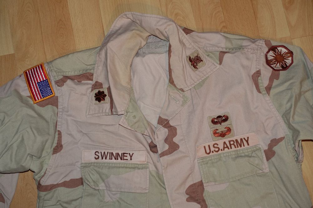 US Army DCU Shirt und Hose Major Quartiermeister 13th COSCOM (Gebraucht ...