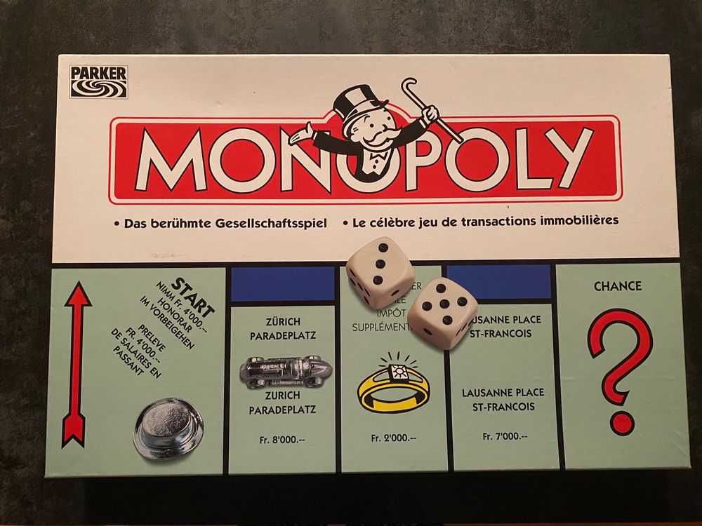 Monopoly Schweiz Edition Brettspiel Gesellschaftsspiel | Kaufen auf Ricardo