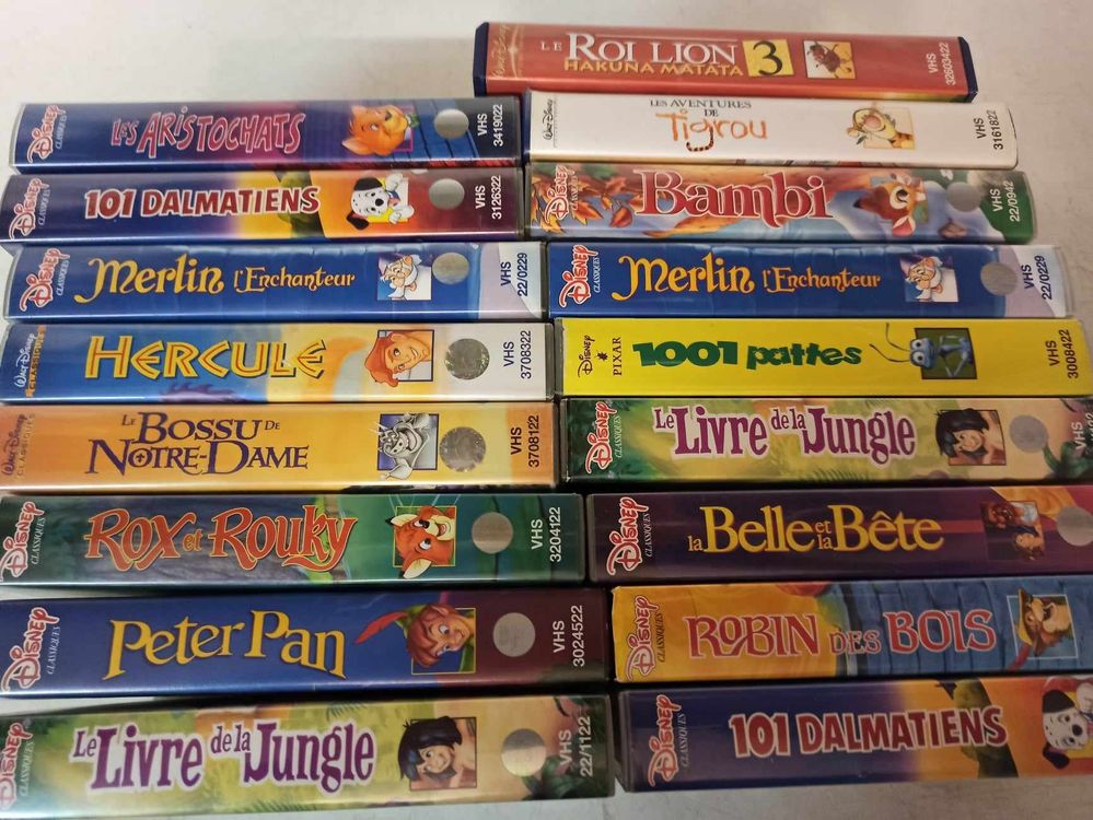 17 X VHS Walt Disney (Gebraucht) in La Chaux-de-Fonds für CHF 10 – mit Lieferung auf Ricardo kaufen