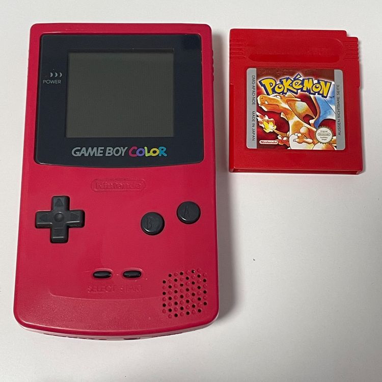 Gameboy Color Rot + Pokemon rot auf DE | Kaufen auf Ricardo