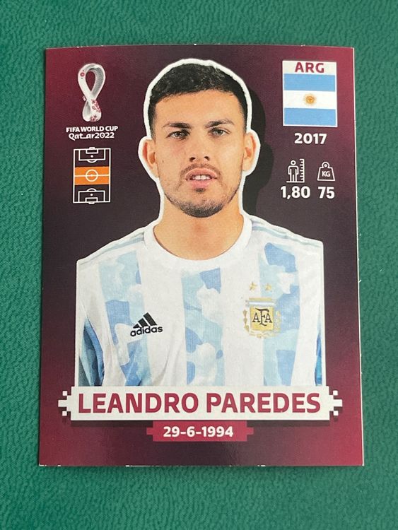 Panini WM22 ARG 13 Leandro Paredes | Kaufen auf Ricardo