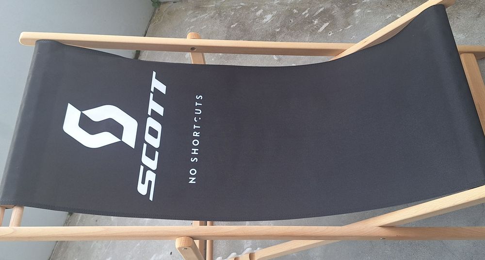 Scott Liegestuhl, Holz, Grau, Top Zustand für den Sommer (Gebraucht) in ...