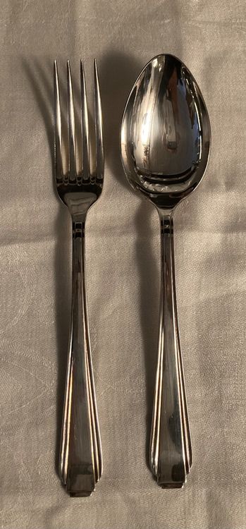 Silberbesteck 12-teilig, Vintage, Gabel, Löffel (Gebraucht) in Riniken für CHF 60 – mit ...