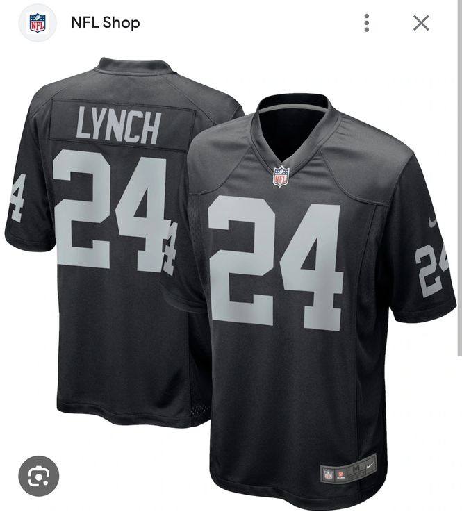 Las Vegas Raiders Football Trikot, Marshawn Lynch #24, Gr. L (Neu ...