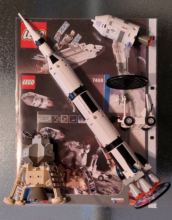 LEGO® 7468 DiscoveryCHANNEL SaturnVMoonMission RARITÄT 2003! (Neu ...