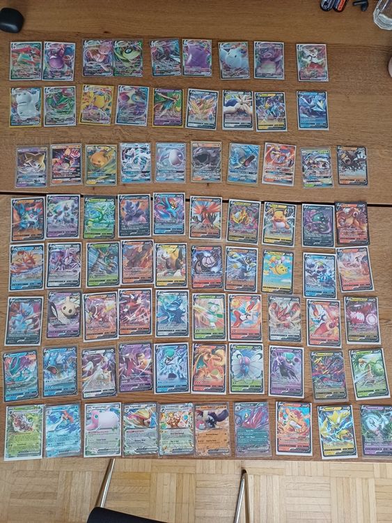 78 Stk. Vmax,GX,V,EX Pokemon Karten (Neu (gemäss Beschreibung)) in ...