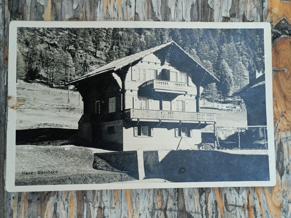 Echt Photo Karte St Moritz - Haus Bernhard Ausgabe ca. 1925 (Gebraucht ...