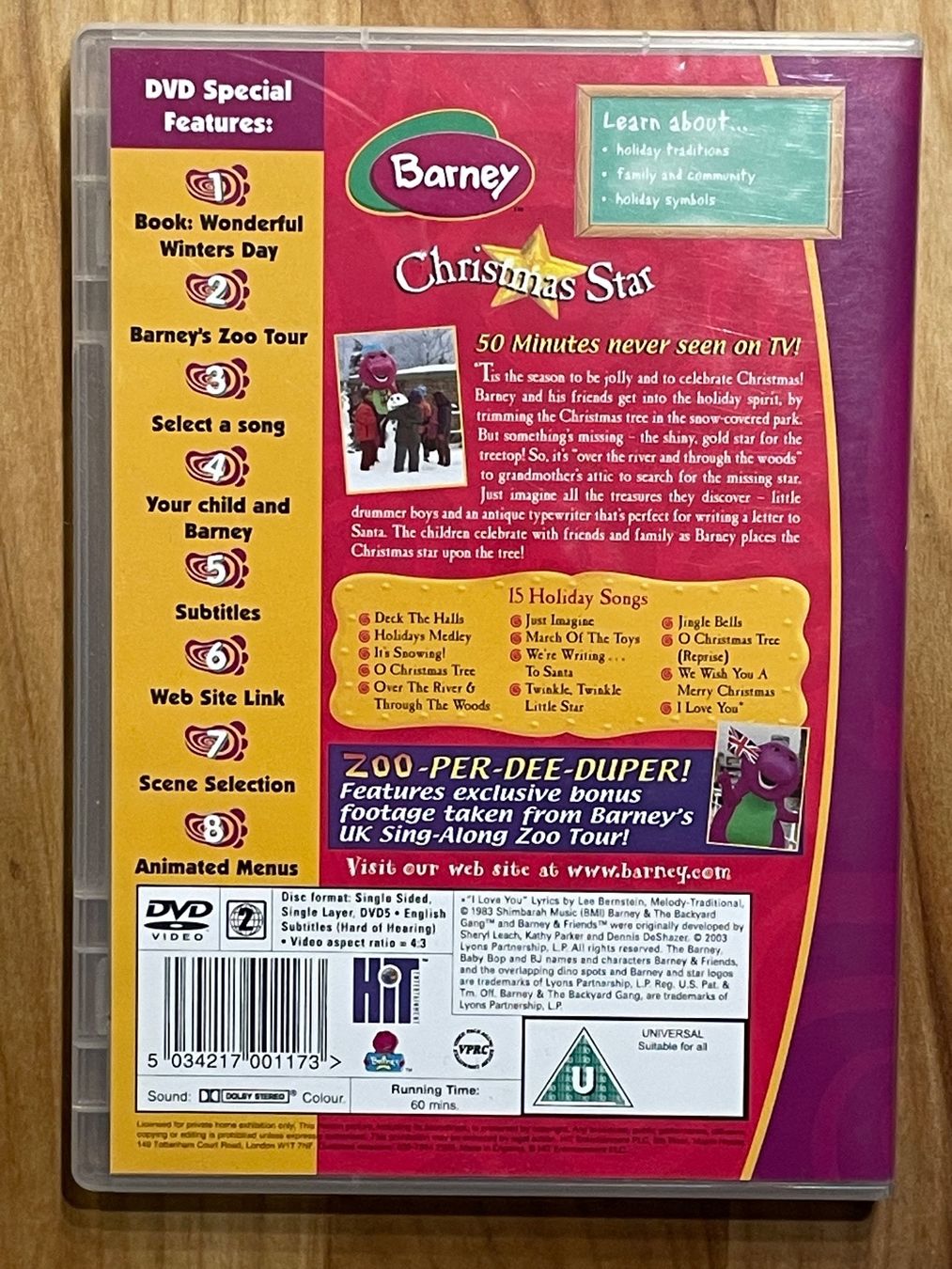 DVD Barney - Christmas Star (Englisch) (Gebraucht) in Eglisau für CHF 1 ...