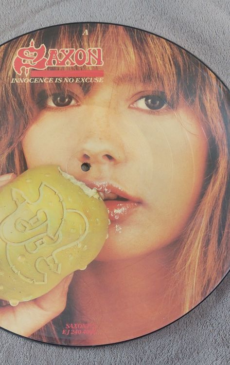 Picture disc Saxon innocence selten kein barcode (Gebraucht) in ...