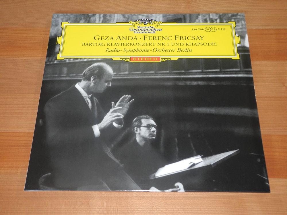 BARTOK: KLAVIERKONZERT NR 1 - ANDA / FRICSAY –DGG RED STEREO (Neu ...