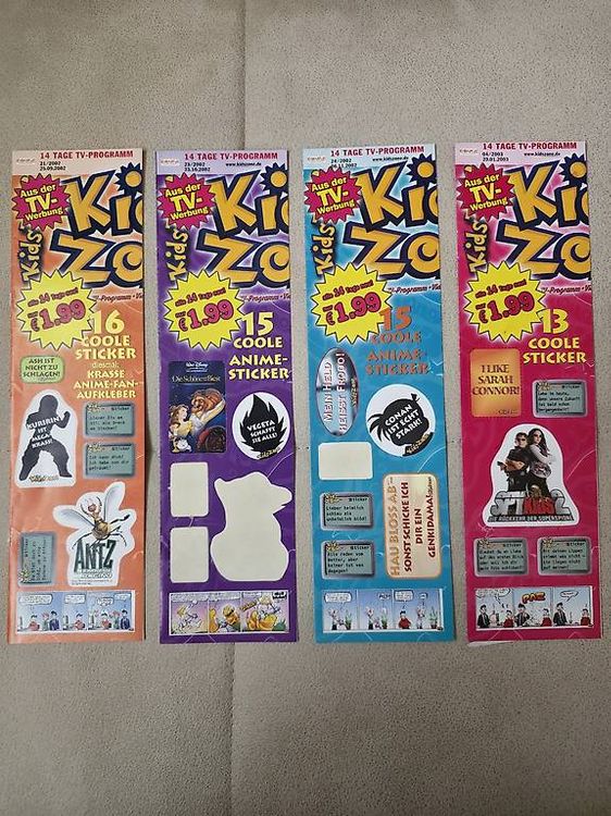 Kids Zone Sticker Dragon Ball Z Yu-Gi-Oh Beyblade (Gebraucht) in ...