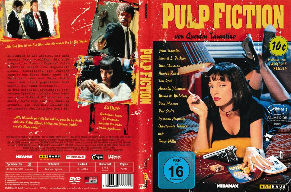 DVD - Pulp Fiction (Gebraucht) in Langnau am Albis für CHF 2 – mit ...