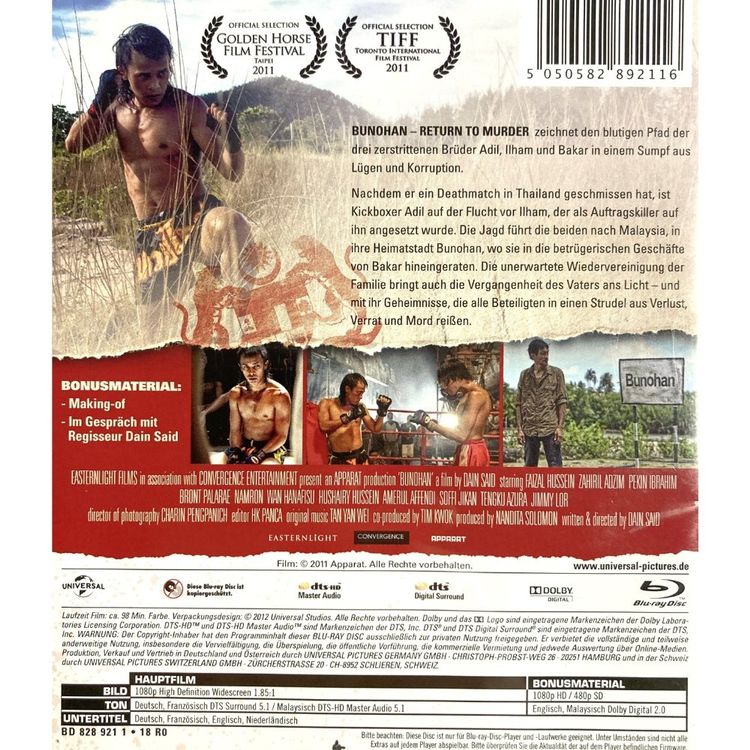 Bunohan - Return to Murder - Blu-ray (Gebraucht) in Jonschwil für CHF 3 ...