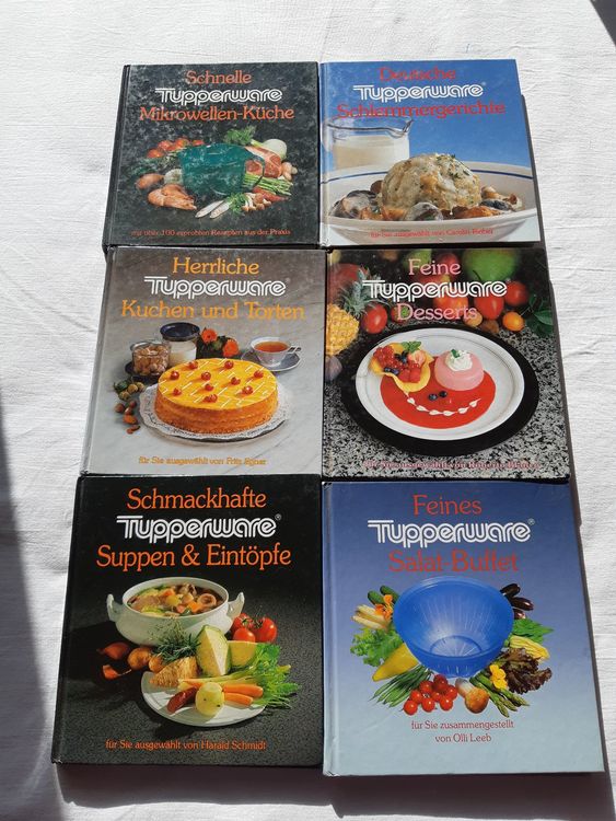 Tupperware Kochbücher über verschiedene Themen (Gebraucht) in Studen SZ ...