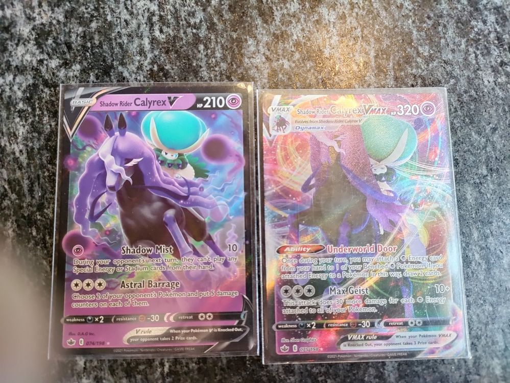 Pokemon Shadow Rider Calyrex V + VMax | Kaufen auf Ricardo