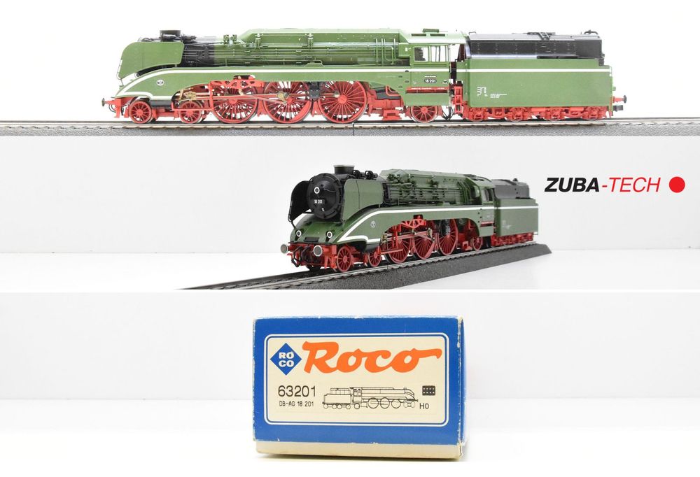 Roco 63201 Dampflok BR 18.2 DB H0 GS Digital mit OVP (Gebraucht) in St ...