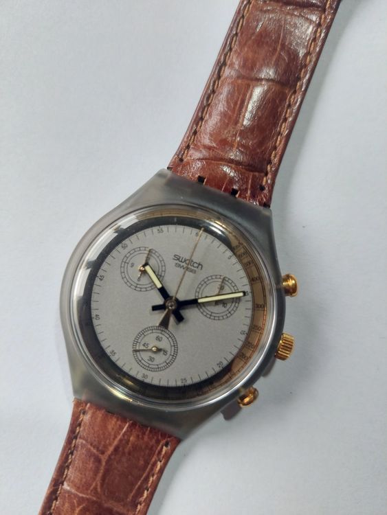Swatch Chrono GOLDFINGER SCM100 | Kaufen auf Ricardo