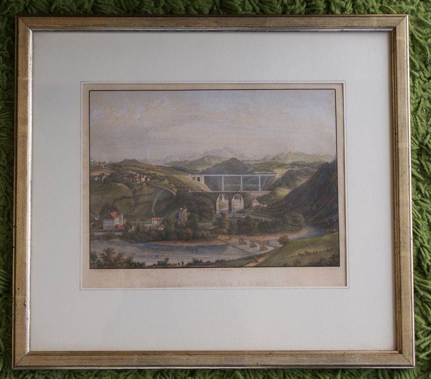 Isenring J.B./Kurz, St. Gallen, Sitterbrücken, Alpstein | Kaufen auf Ricardo