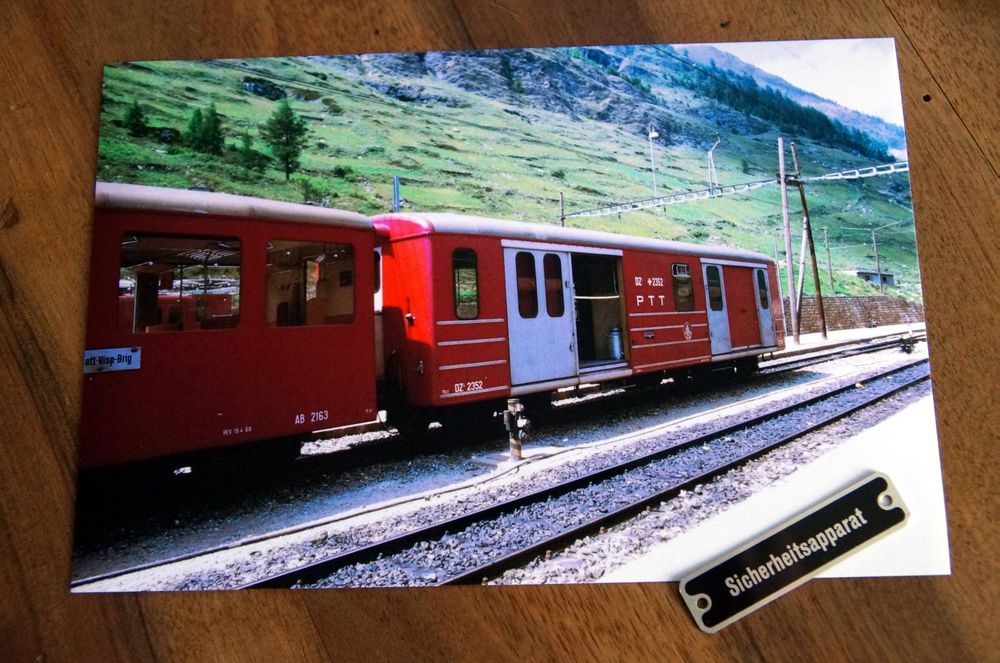 Brig-Visp-Zermatt Gepäckwagen DZ 2352 - Zermatt, 1972 (Gebraucht) in ...