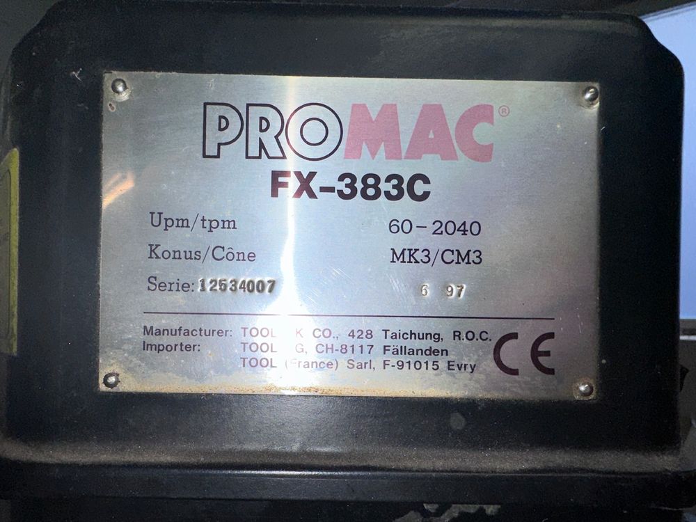 Bohr- Fräsmaschine Promac FX-383C Bohrmaschine Fräsmaschine (Gebraucht ...
