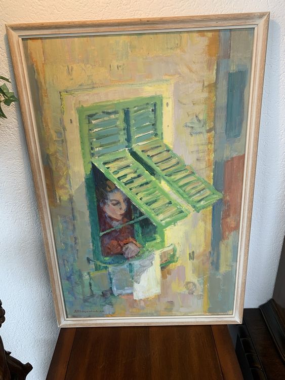 Grosses Gemälde Armin Schwarzenbach 1914- 2000 Spiez | Kaufen auf Ricardo