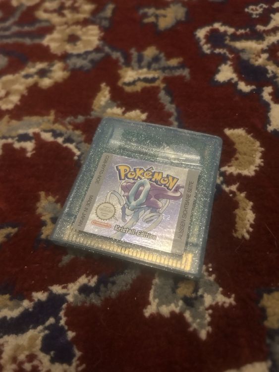Pokemon Kristall Edition Game Boy Color Neue Batterie! (Gebraucht) in ...