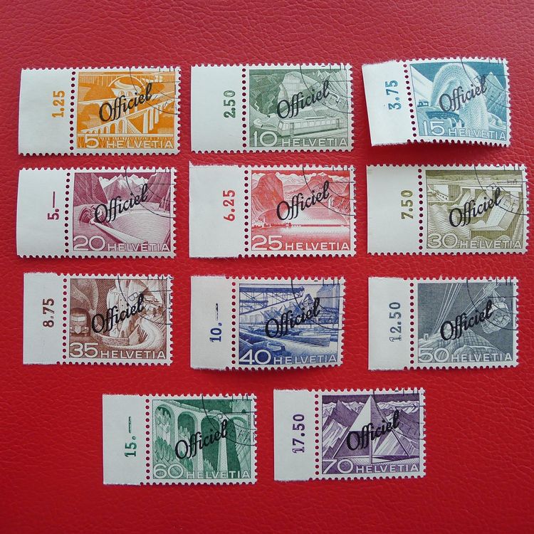 DII Nr.65-75 ideale Stempel! SBK: 160.-+ (Gebraucht) in Sursee für CHF 25 – mit Lieferung auf ...