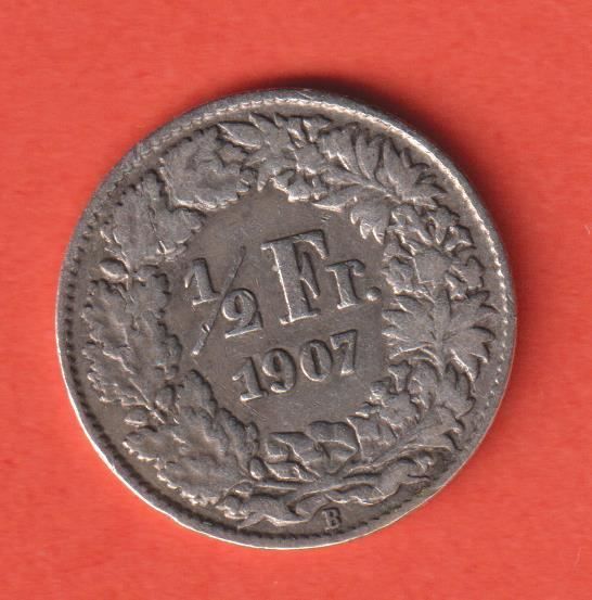 50 Rappen 1907 Silber (Antik) in Sarmenstorf für CHF 2.5 – mit Lieferung auf Ricardo kaufen