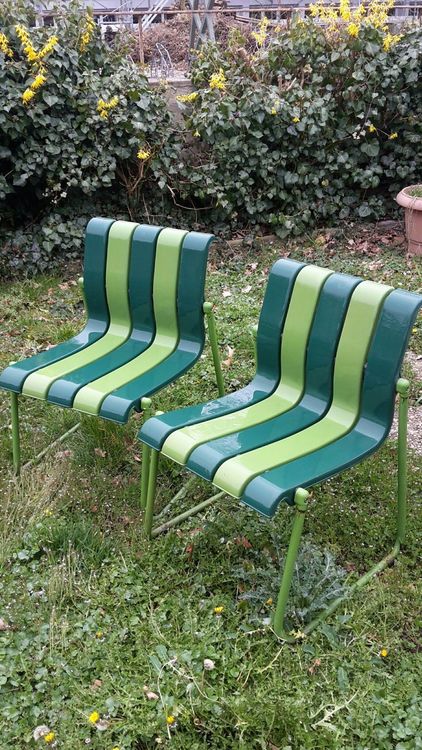 Grün 80 Stuhl Retro Rarität Stoll Girof. | Kaufen auf Ricardo