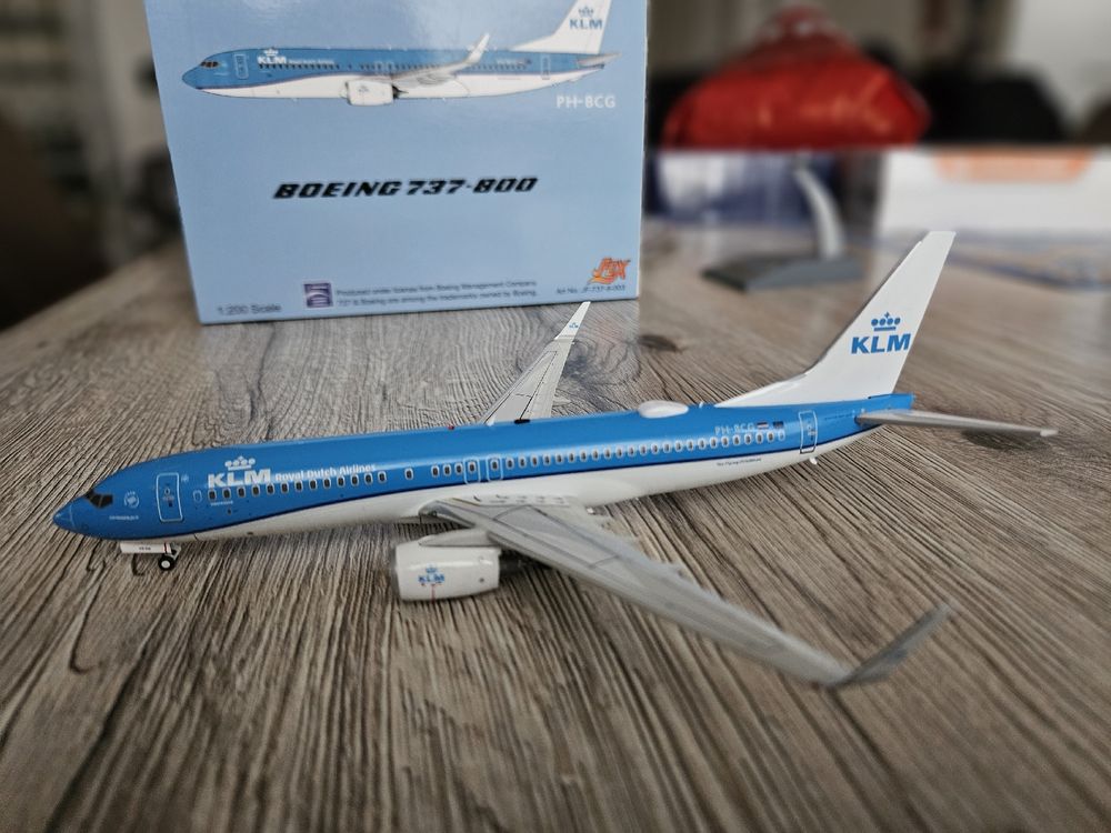 Neues schönes Metallmodell KLM Boeing 737-800 Modellflugzeug (Neu und ...