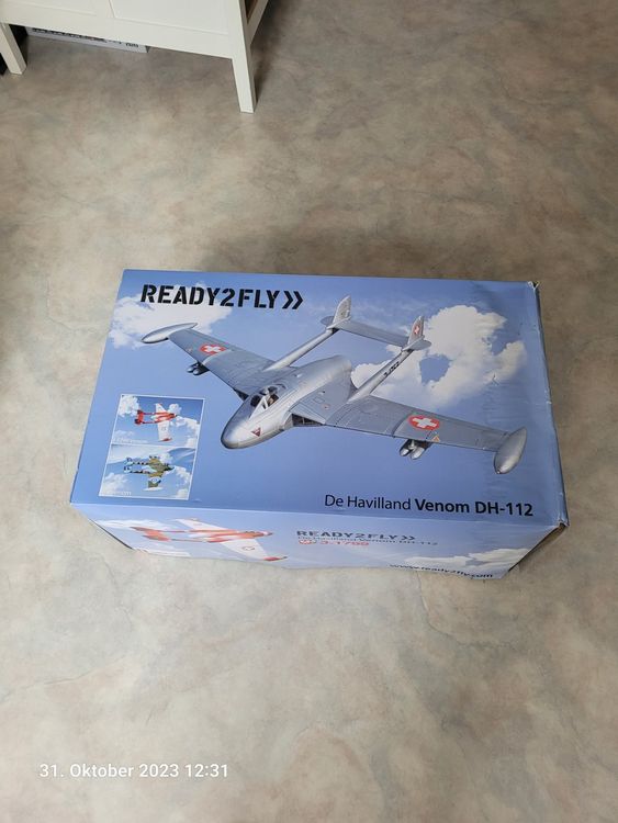 de Havilland DH-112 Venom V2 - Deluxe, 90mm EDF 9-Blatt, PNP | Acheter ...