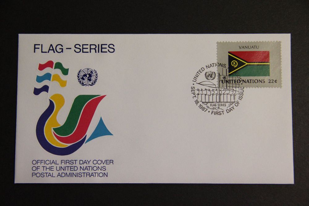 UN New York 1987 - FDC Flag Series - Vanuatu | Kaufen auf Ricardo