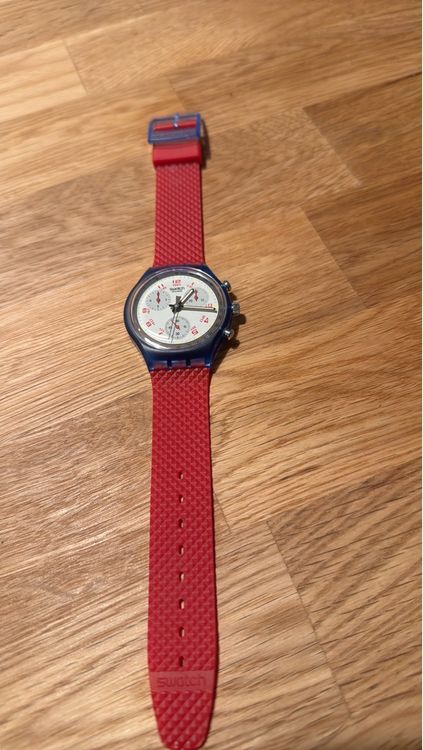 Swatch Chrono JFK SCN103 Vintage 1992 Swatch | Kaufen auf Ricardo