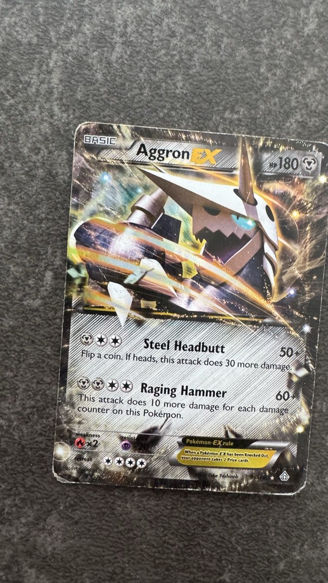 Aggron EX - Seltene Pokémon Karte - Jetzt bieten! 🔥🌟 (Gebraucht) in ...