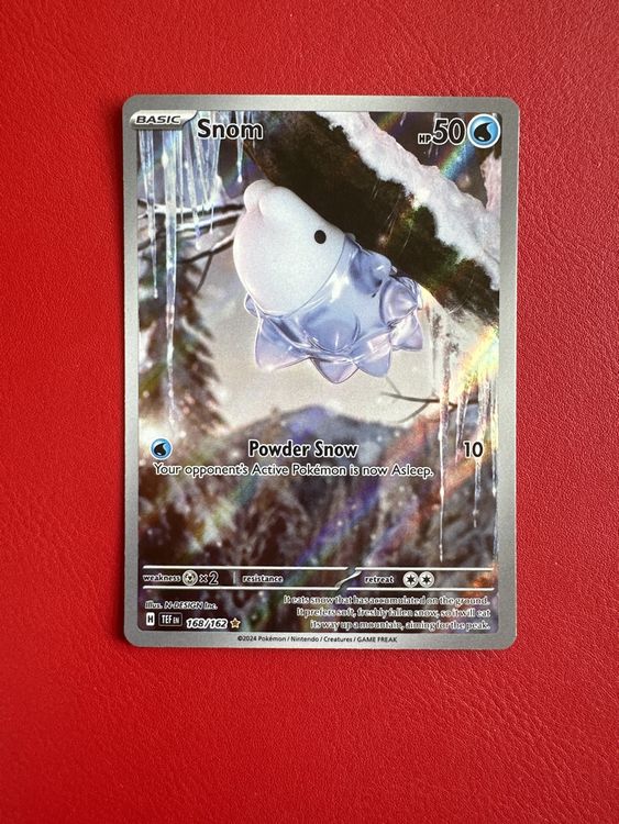 Pokémon Karte Snom 16/192 Holo Rare illustration Rare (Neu (gemäss ...