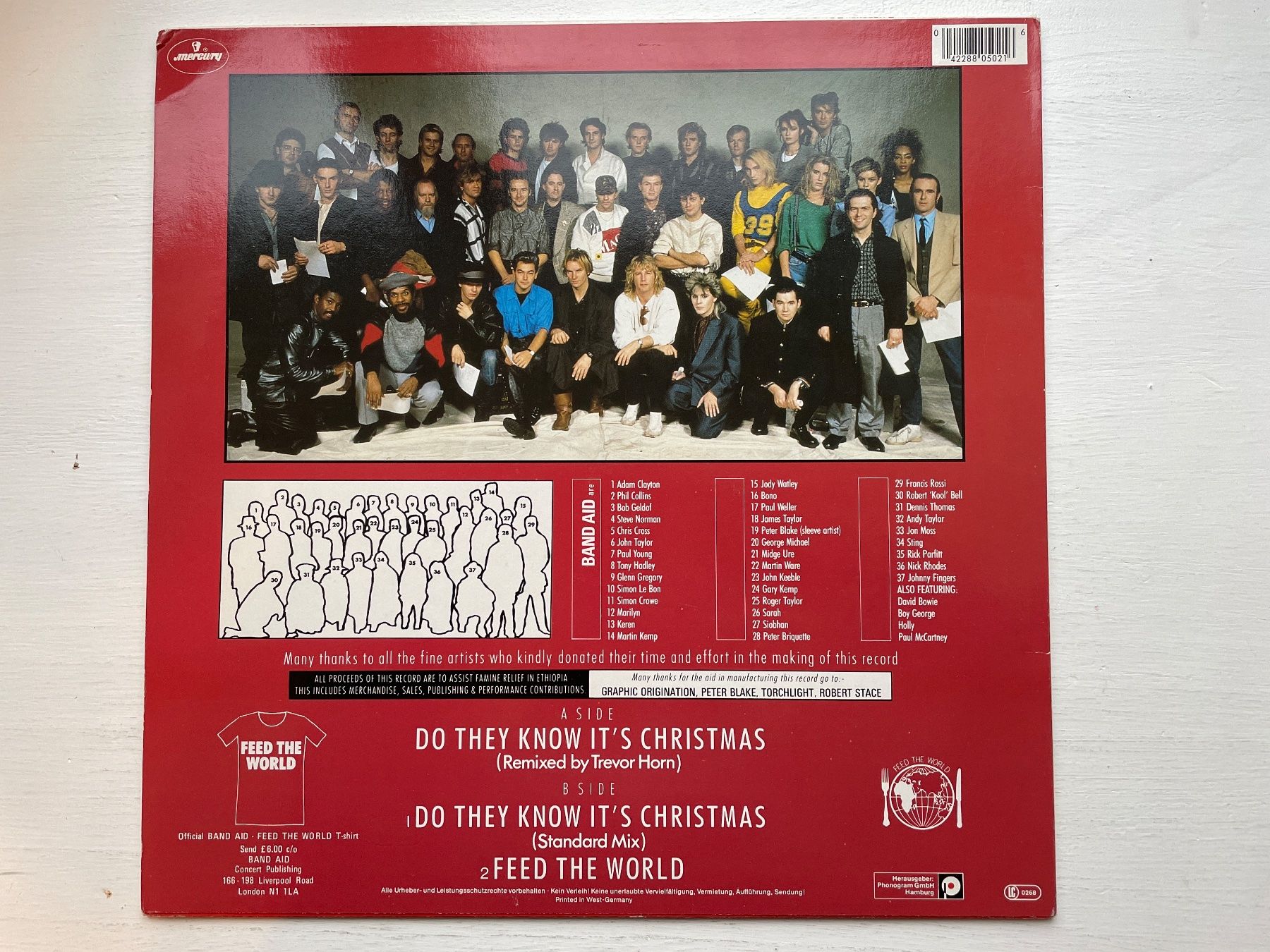 Band Aid - Do They Know It's Christmas? - 12" Maxi, 1984 (Gebraucht) in ...