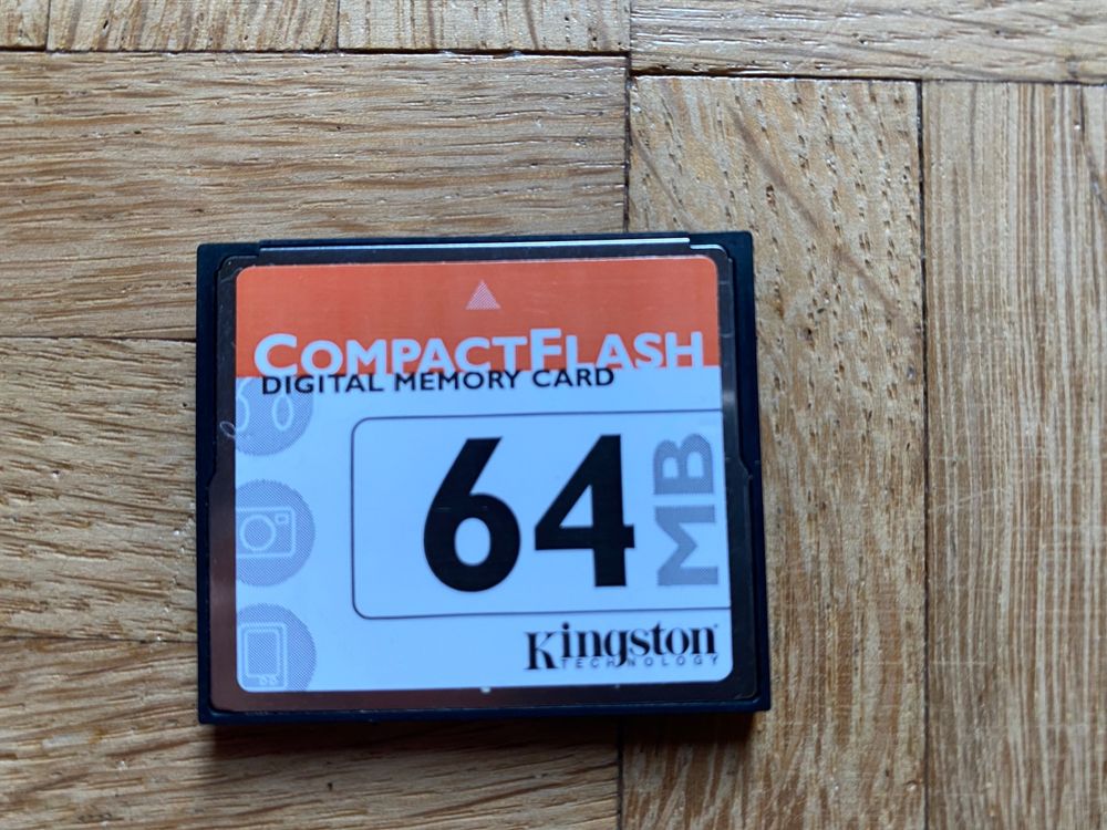 Kingston 64MByte Compact Flash Karte | Kaufen auf Ricardo
