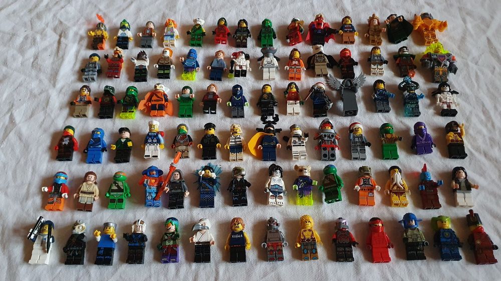 84 komplette LEGO System Figuren Minifiguren Ninjago kg | Kaufen auf ...