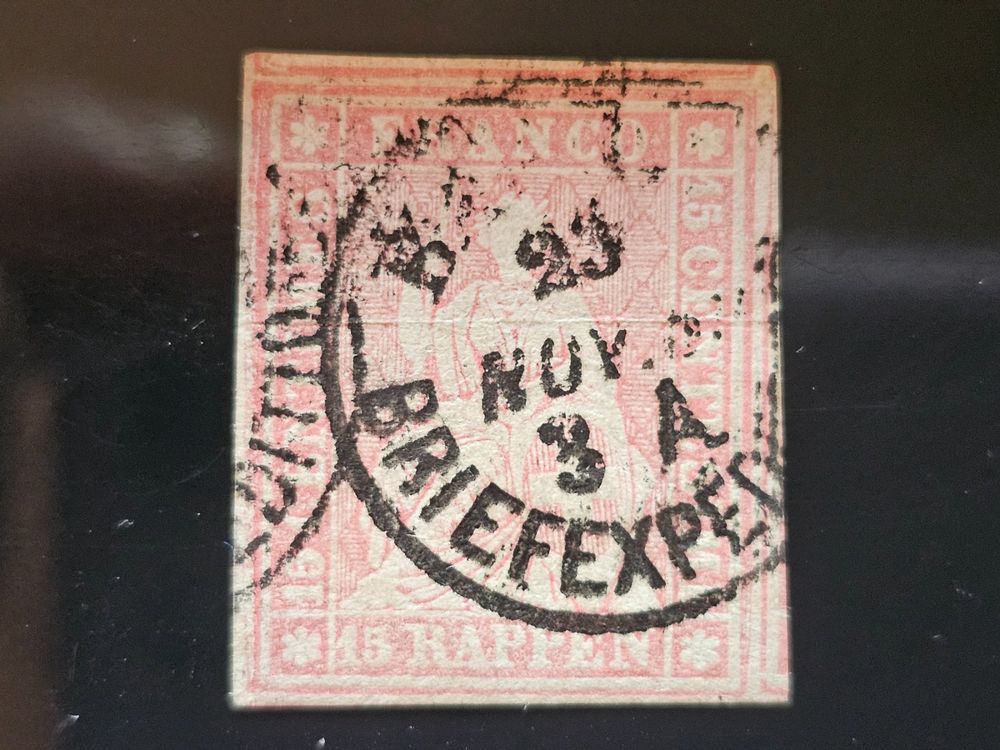 CH 1855 STRUBEL 24B/24B1 SBK Fr. 140.-- (Gebraucht) in Monte Carasso ...