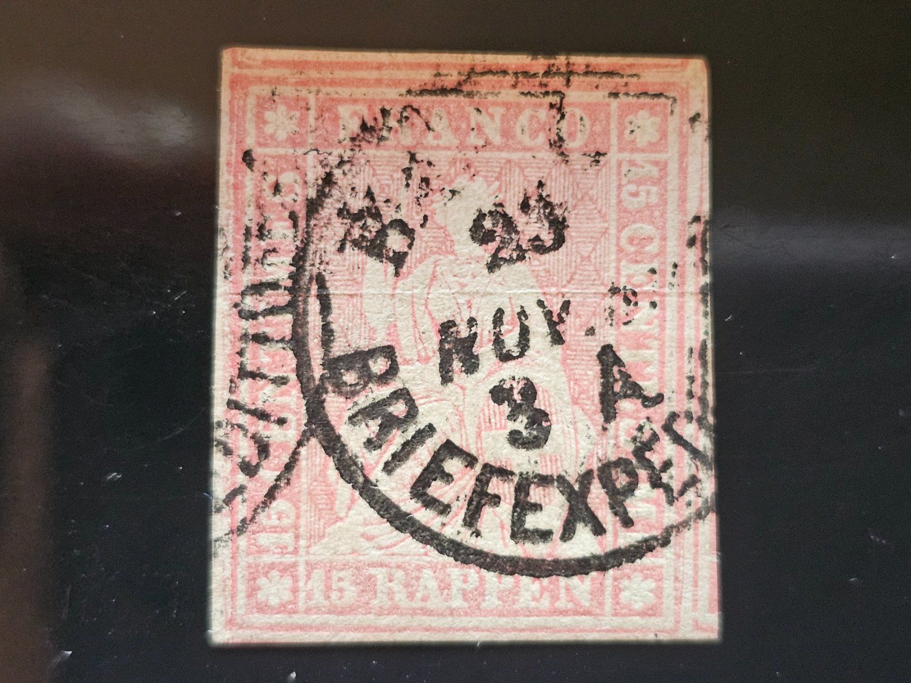 CH 1855 STRUBEL 24B/24B1 SBK Fr. 140.-- (Gebraucht) in Monte Carasso ...