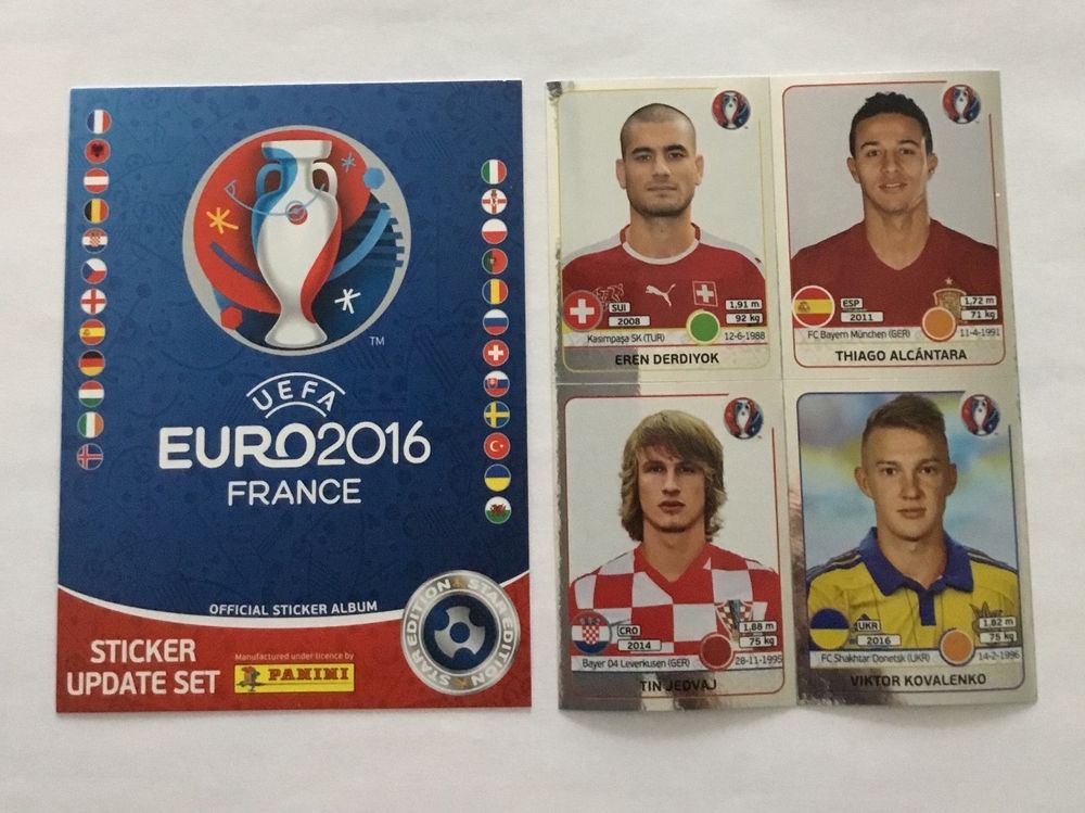 Panini Euro 2016 Update Sticker Neu Swiss Edition Rarität (Neu (gemäss ...
