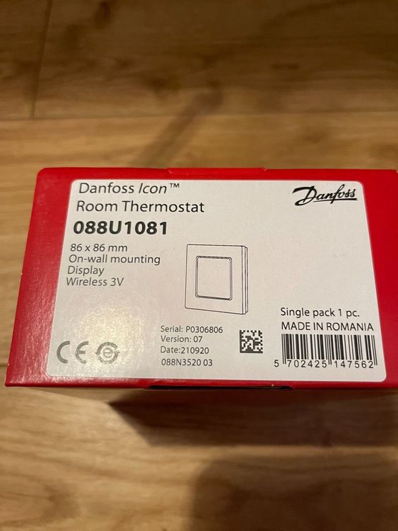 Danfoss Icon Raumthermostat 088u1081 Kaufen Auf Ricardo