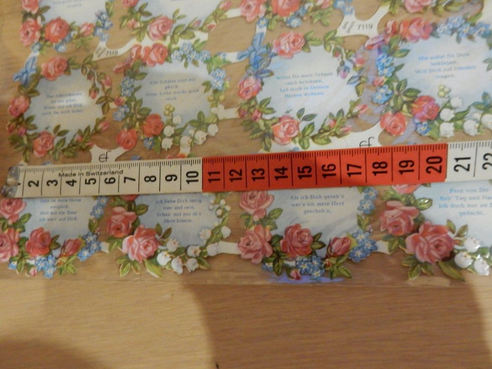 Oblaten Nostalgie Glanzbilder mit Sprüchen NEU shabby chic | Kaufen auf Ricardo