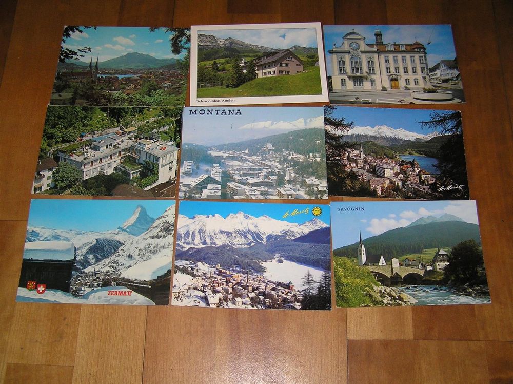 100 Karten Schweiz (Gebraucht) in Lumbrein für CHF 5 – mit Lieferung auf Ricardo kaufen