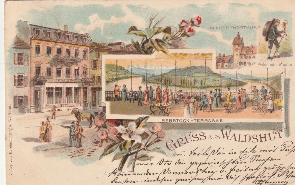 AK Gruss aus Waldshut Litho 1897 Deutschland (Gebraucht) in Rupperswil für CHF 8 – mit Lieferung ...